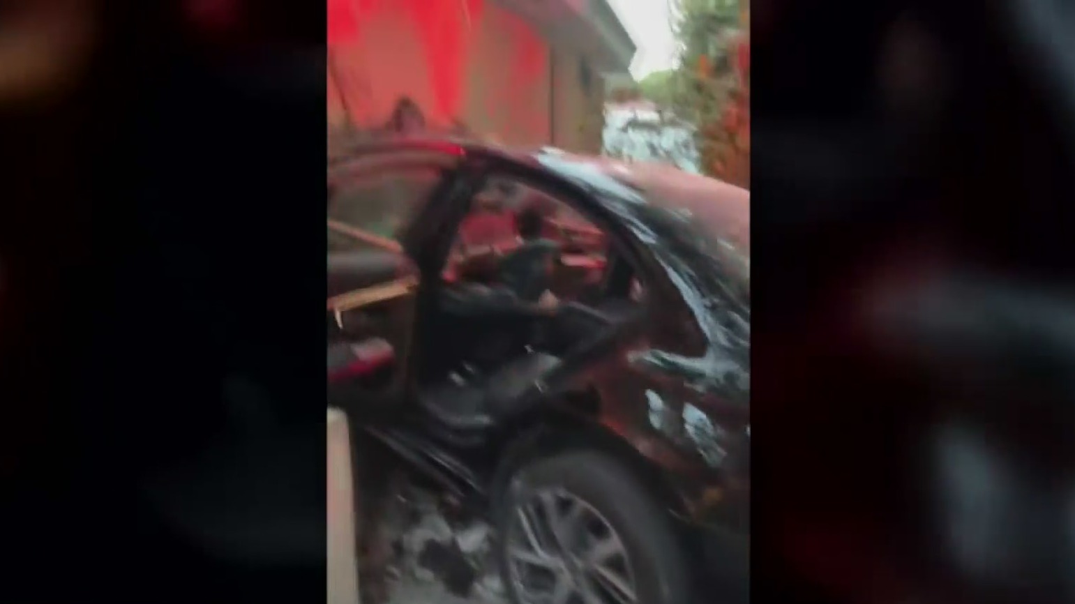 Westchester home hit by car, then ransacked by burglars