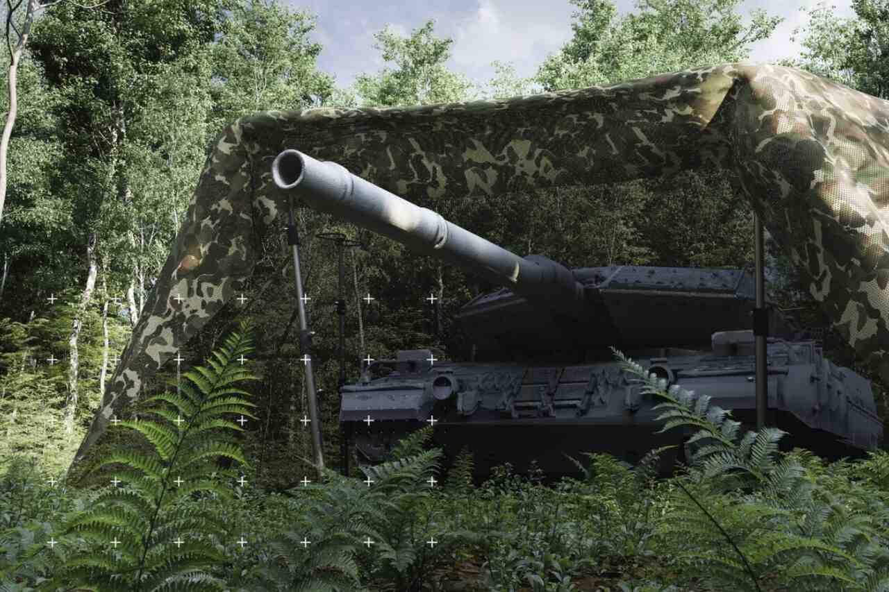 German Army plans to acquire camouflage blankets for tanks