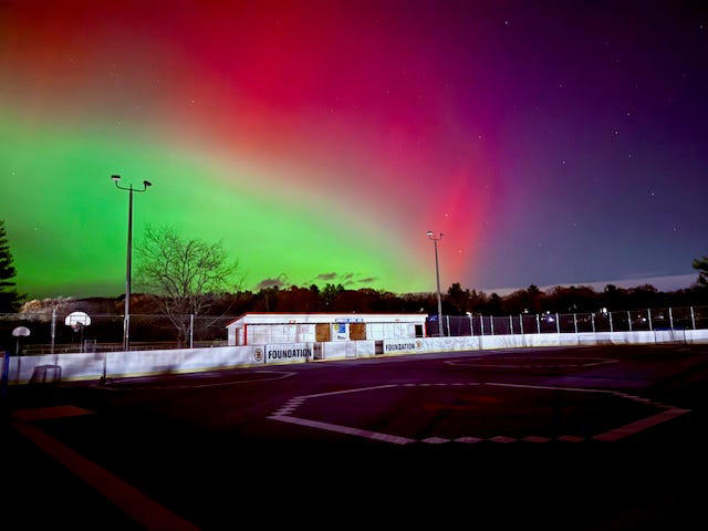 Northern lights dazzle in Central Mass. Share your photos