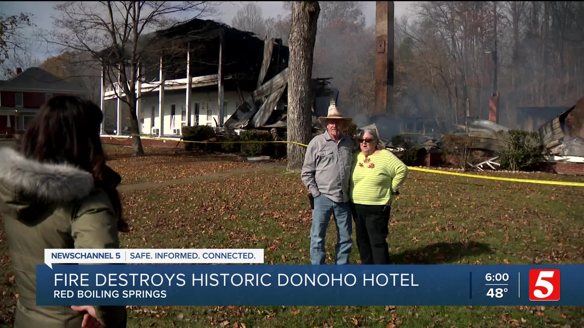 Century-old Tennessee hotel destroyed by fire