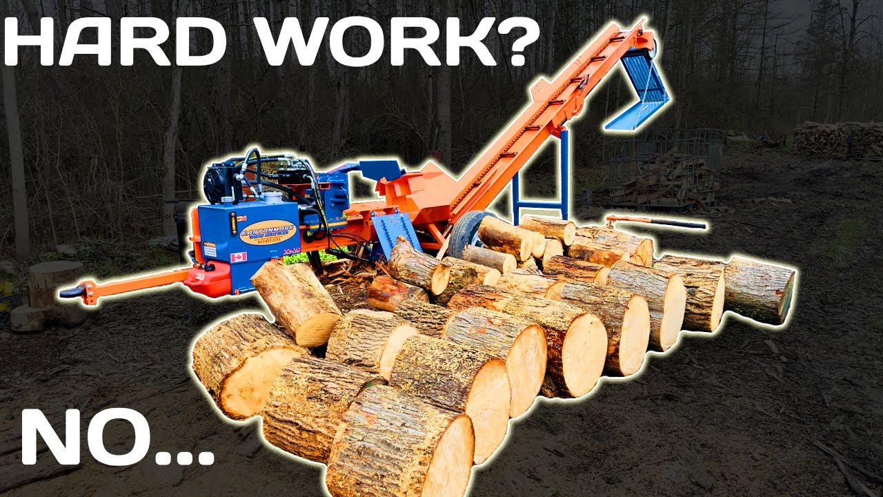 Incredibly easy firewood splitting with Eastonmade 22-28