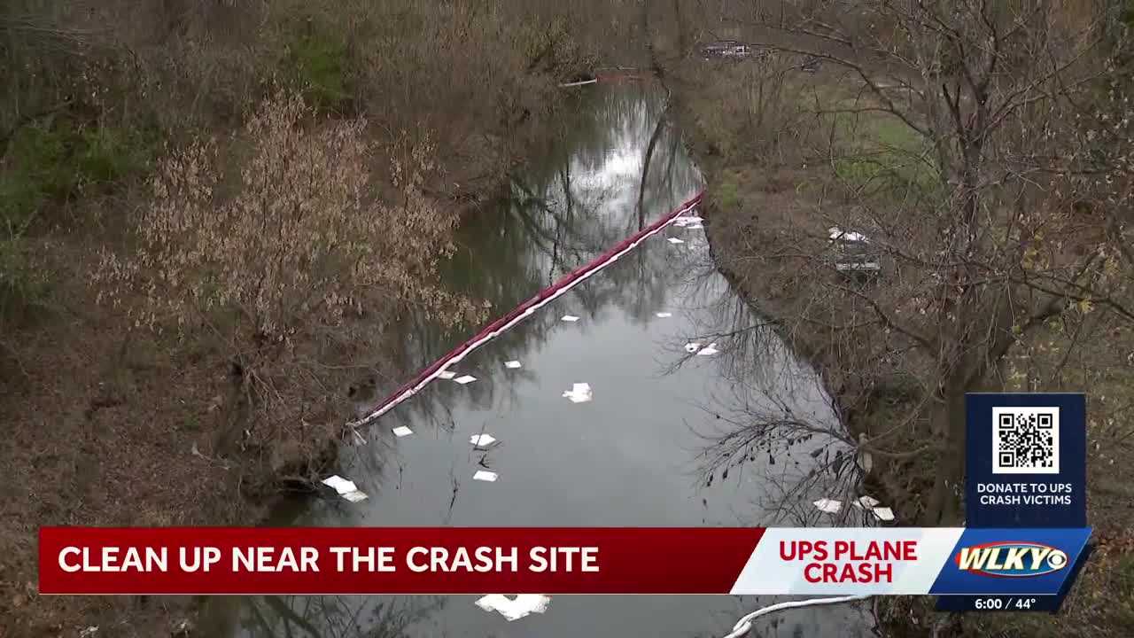 Keeping water safe: MSD removing plane crash oil and debris from waterways