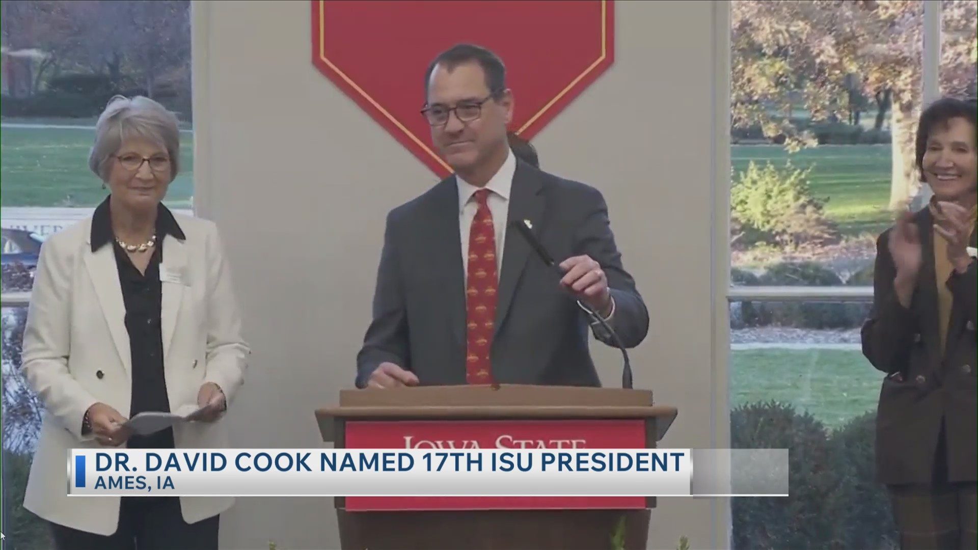 Dr. David Cook Named 17th ISU President