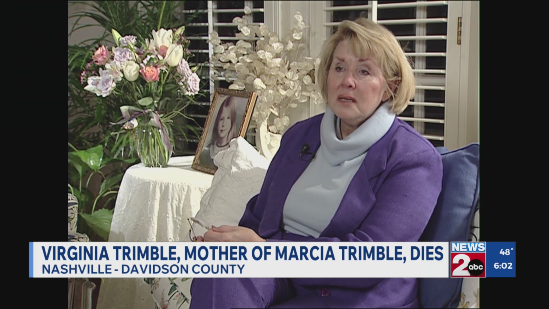 Virginia Trimble, mother of Marcia Trimble, dies