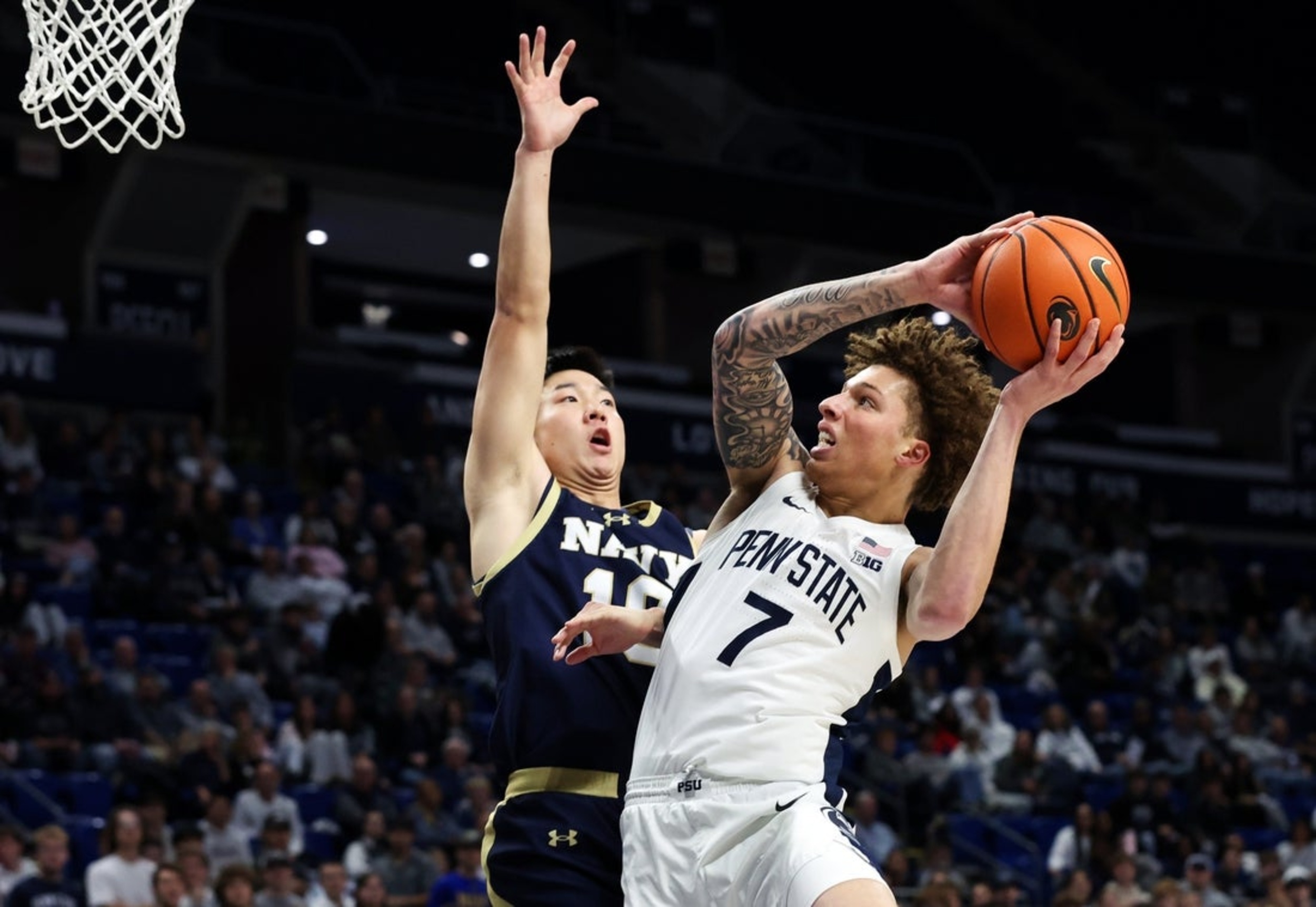 Penn State pulls away from Navy to remain unbeaten