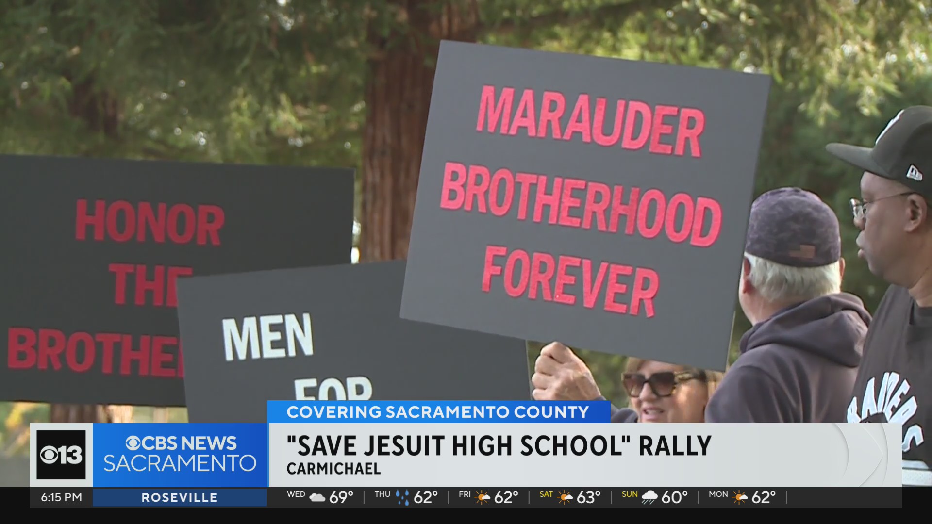 "Save Jesuit High School" rally held outside campus to protest co ...