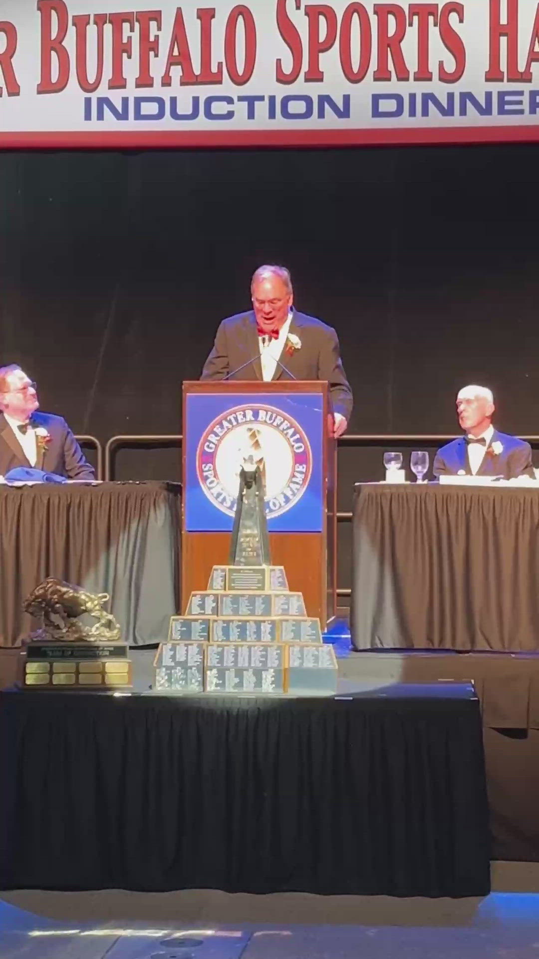 John Murphy is inducted into the Greater Buffalo Sports Hall of Fame