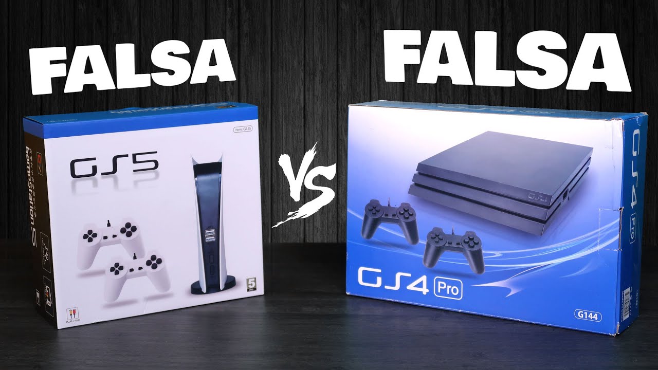 La PS5 SUPER FALSA vs La PS4 ULTRA FAKE 😅 ALIEXPRESS (las dos son igual ...