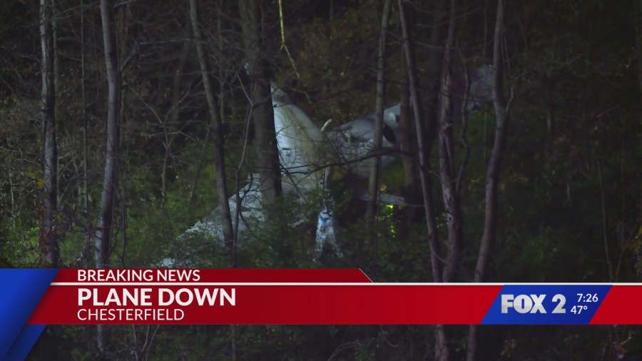 Parachute saves 2 after plane goes down in Chesterfield: Officials