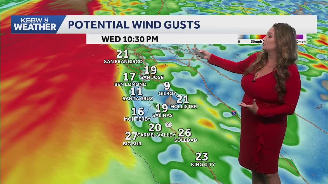 Rain is expected to arrive late Wednesday on Central Coast