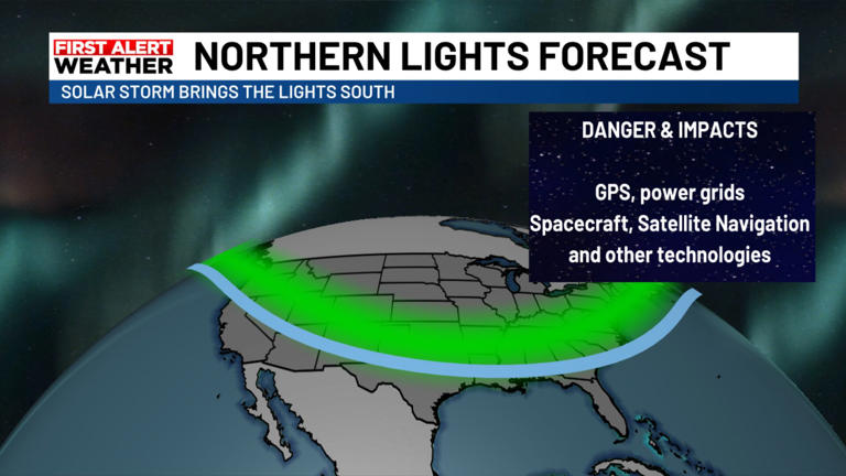 Powerful solar storm hitting earth tonight