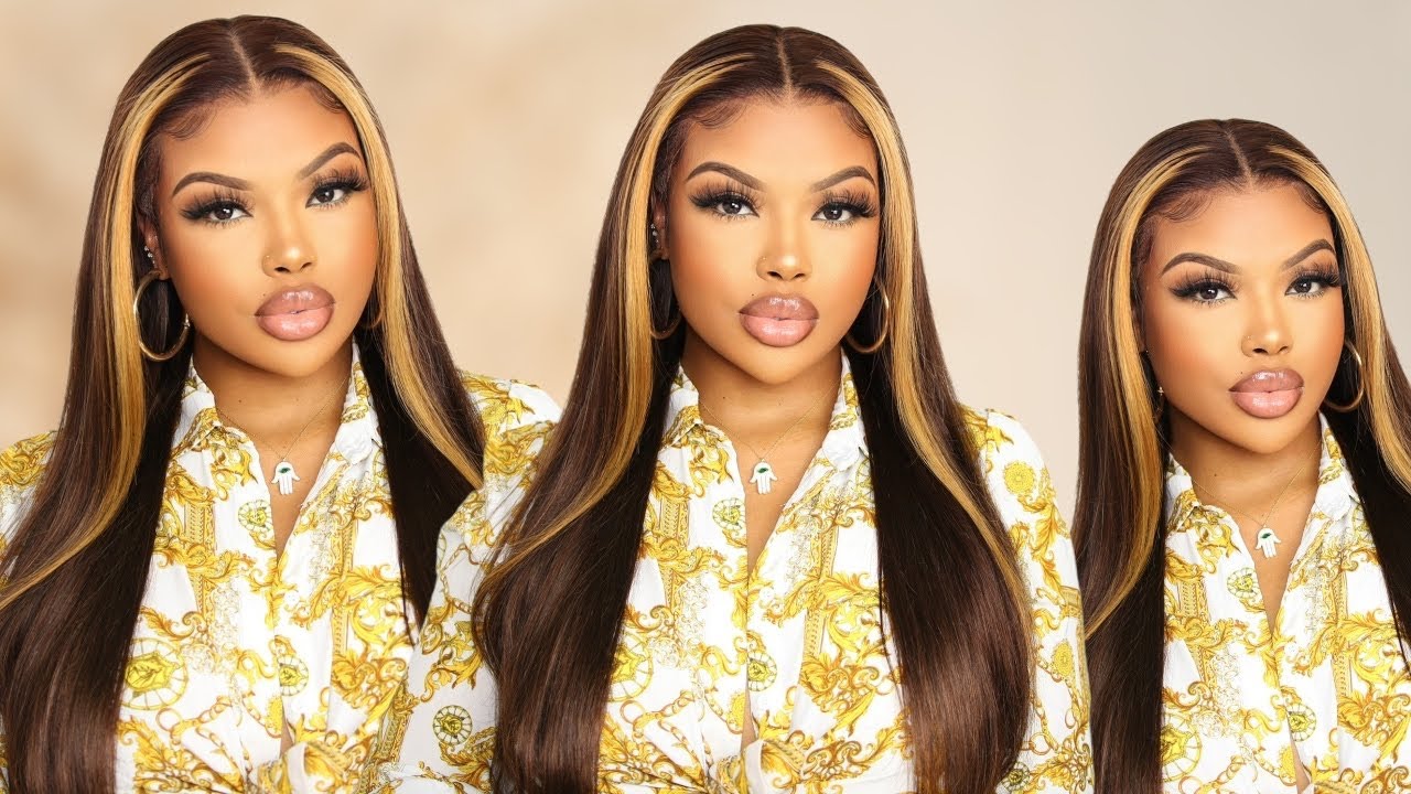 Brown Highlight Wig Install That’s So Realistic It’ll Fool Everyone