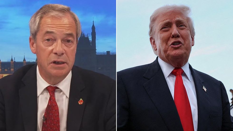 Nigel Farage lifts lid on personal phone call with Donald Trump amid ...