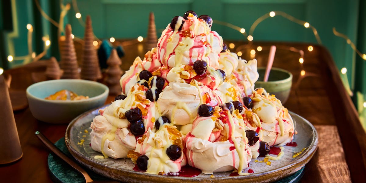 White forest meringue tumble recipe