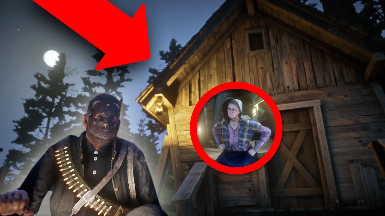 Breaking into an old lady's house and robbing her | Red Dead Redemption ...