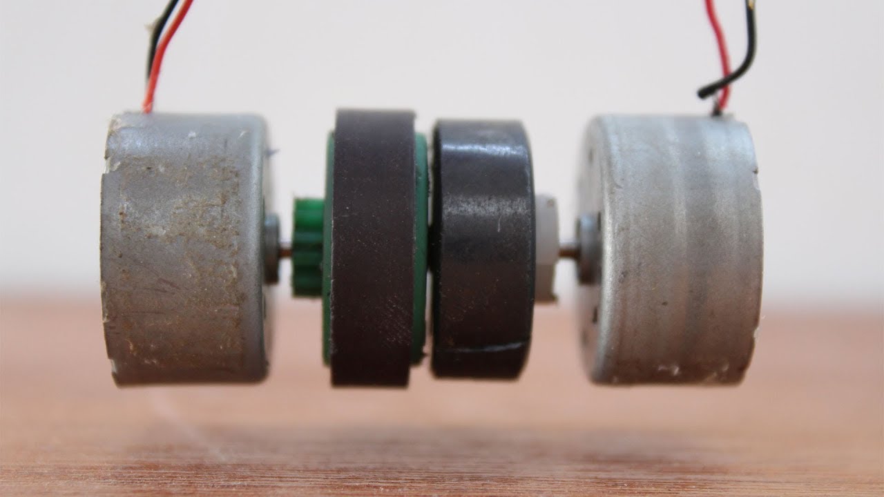 How to make a mini generator with DC motors