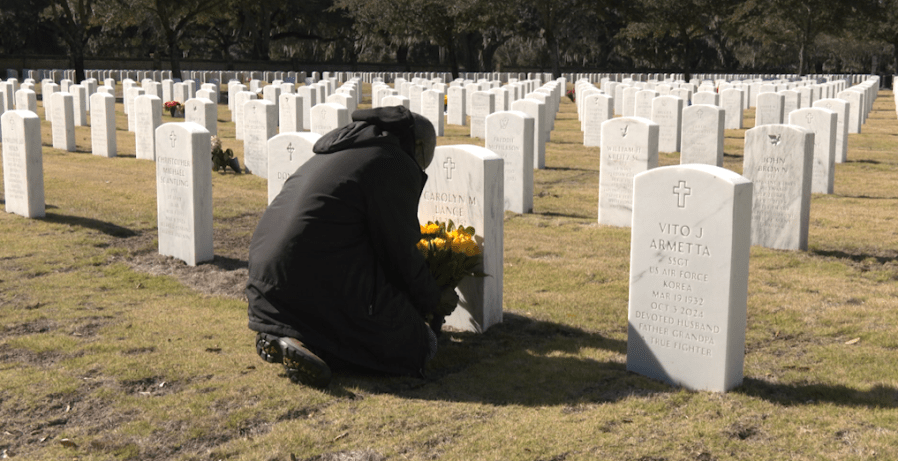 Veterans give thanks to spouses, family on Veterans Day