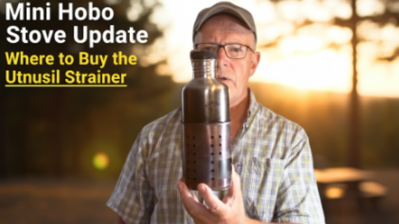 Mini Hobo Stove Accessories – Where to Find the Utensil Strainer!