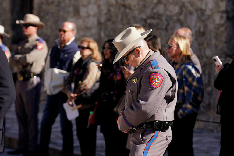 Photos: Alamo Cenotaph rededicated on Veterans Day after restoration