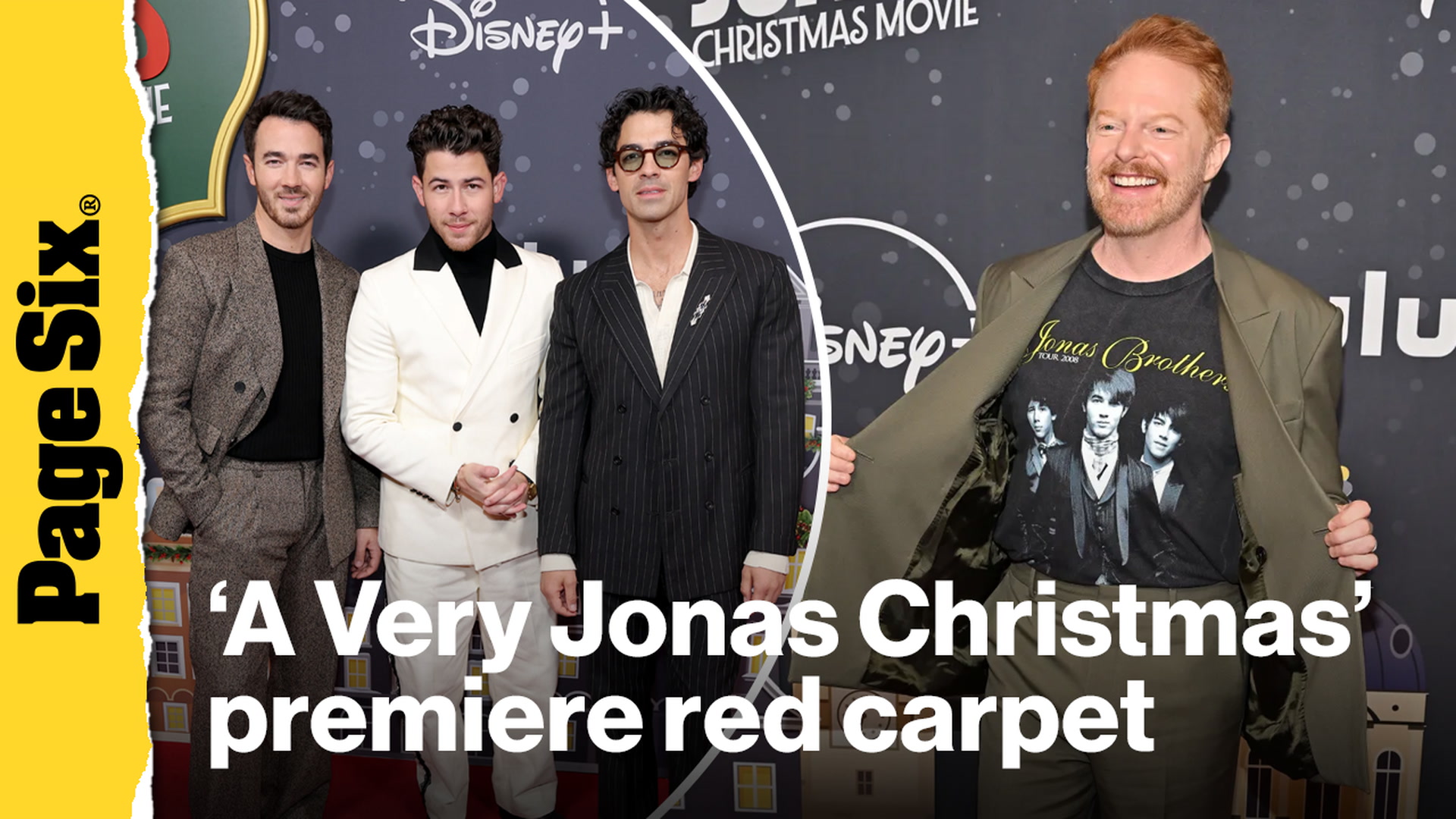 'A Very Jonas Christmas' red carpet premiere: Jonas Brothers, Laverne ...