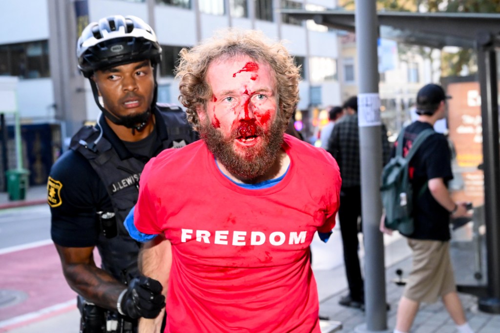 Protester named ‘Jihad’ charged with assault and robbery after brawl at ...