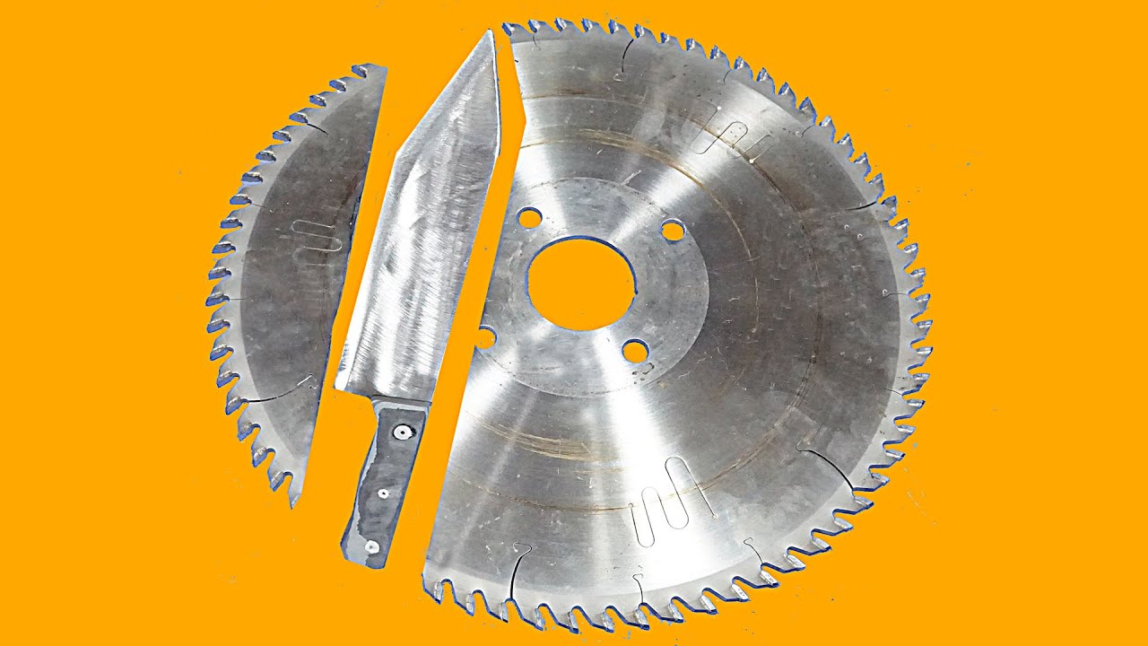 DIY knife from a circular saw