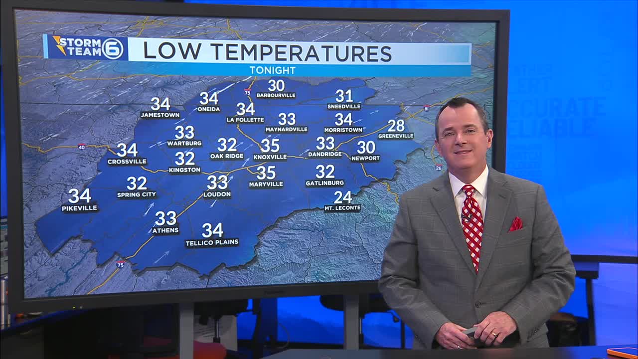 A slow warming trend the rest of the week