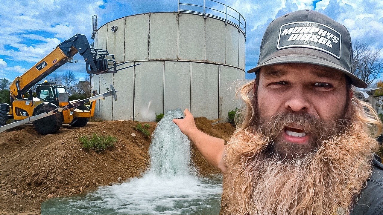 He turned a church water tank into the world’s largest swimming pool
