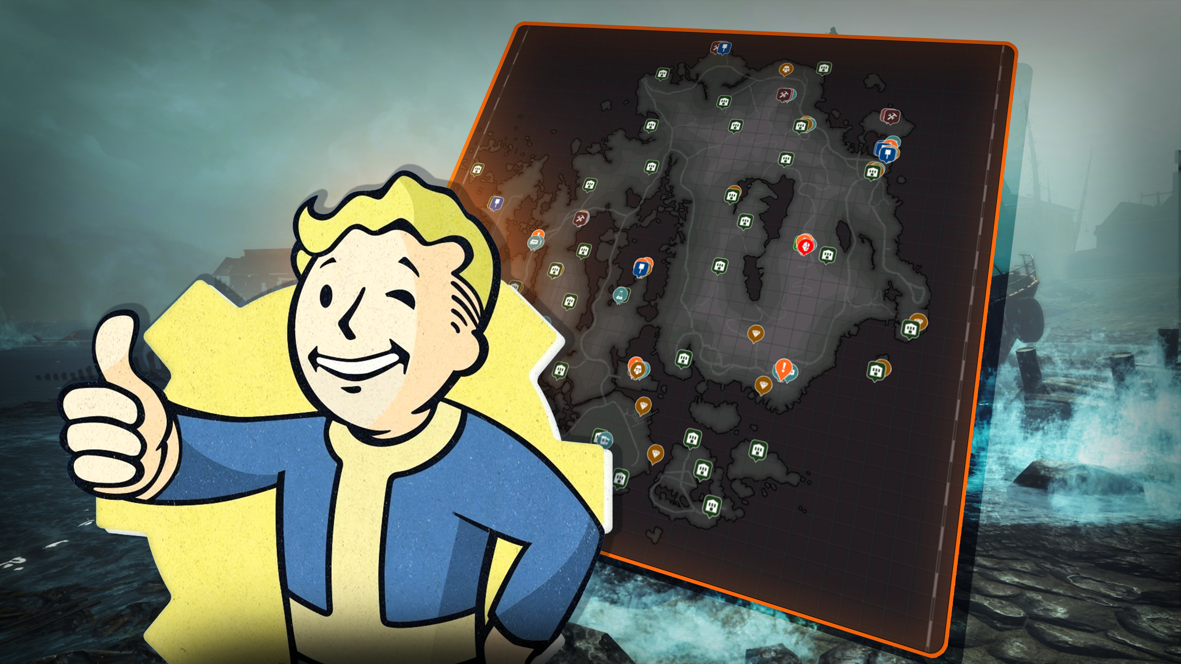 Fallout 4 Far Harbor Interactive Map