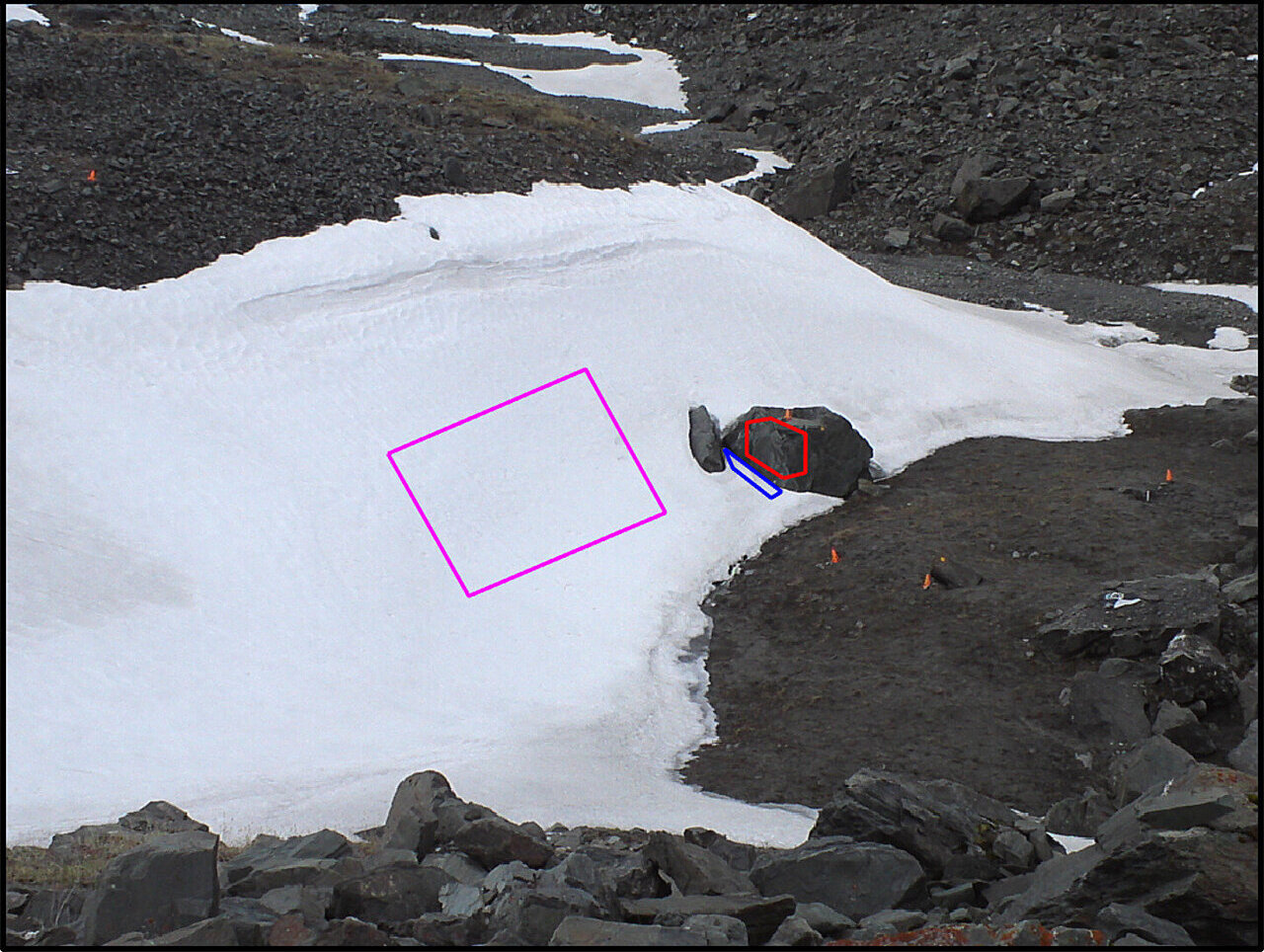 Understanding boulders' influence on snow melt and watersheds could ...