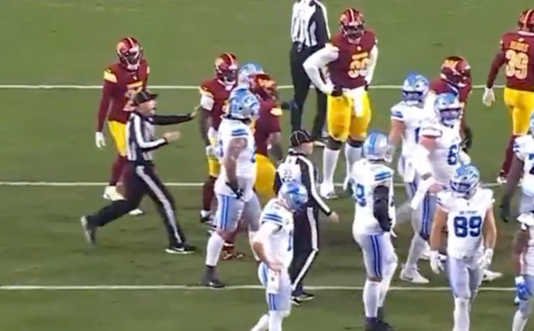 New video shows Lions’ Amon-Ra St. Brown swinging at Daron Payne first ...