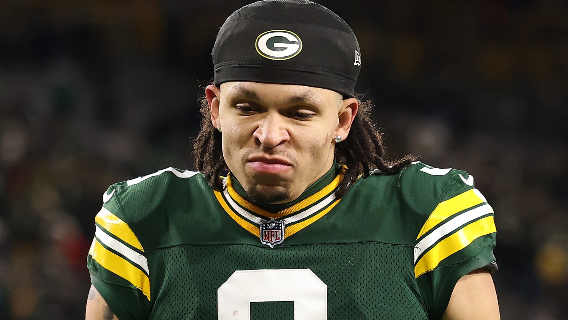 Packers WR Christian Watson Has Blunt Reaction to Drop in Eagles Loss