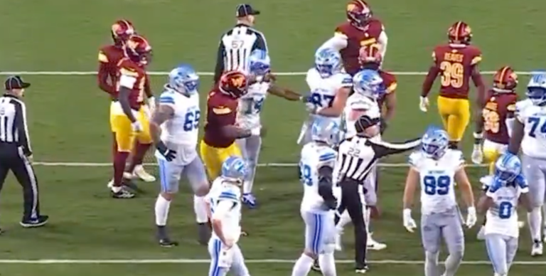 New video shows Lions’ Amon-Ra St. Brown swinging at Daron Payne first ...