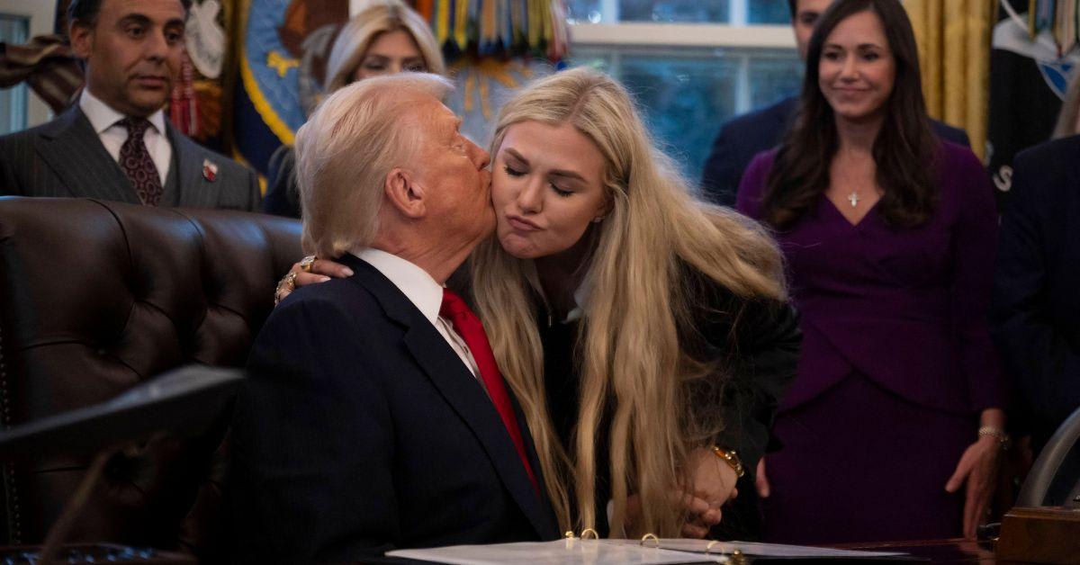 Donald Trump Slammed for 'Creepy' Erika Kirk Kiss in Oval Office: 'Peak ...