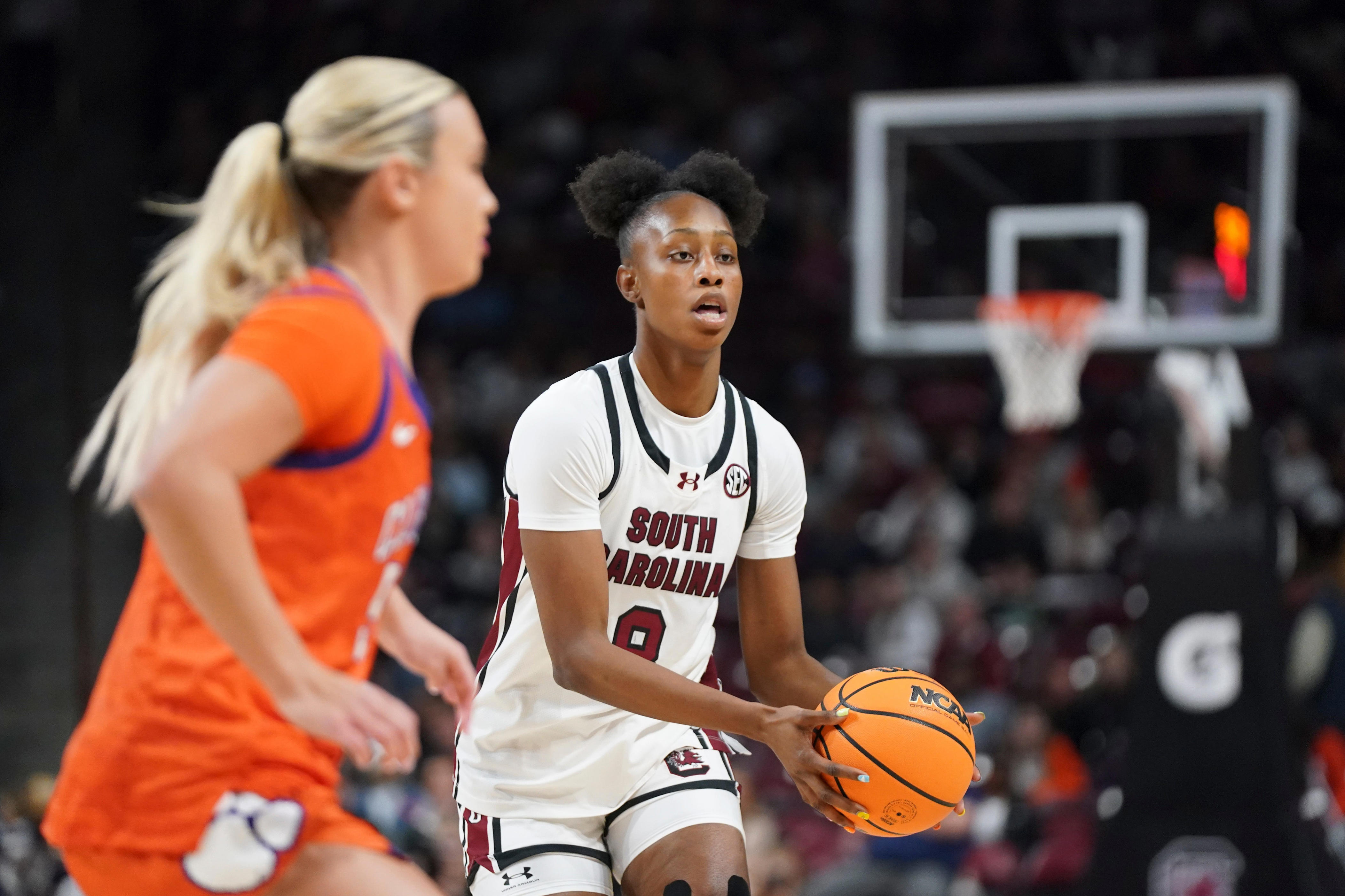 South Carolina women's basketball vs Clemson highlights, Joyce Edwards ...