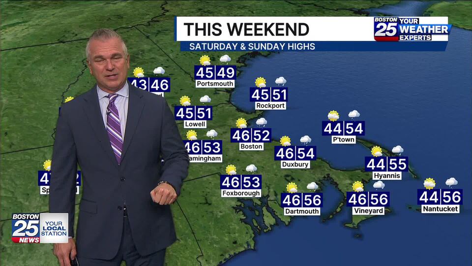Boston 25 Tuesday night weather forecast