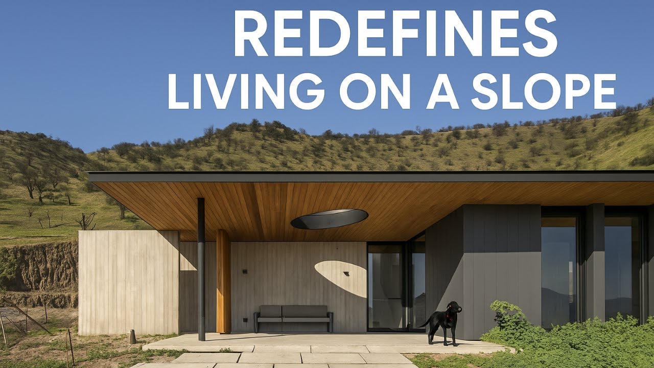 This house bridges two hills — and redefines living on a slope