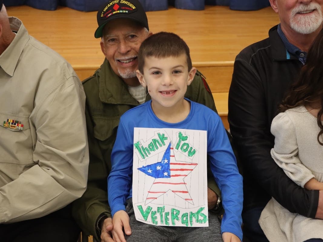 Local Veterans Honored With Parade By Harborfields’ Students