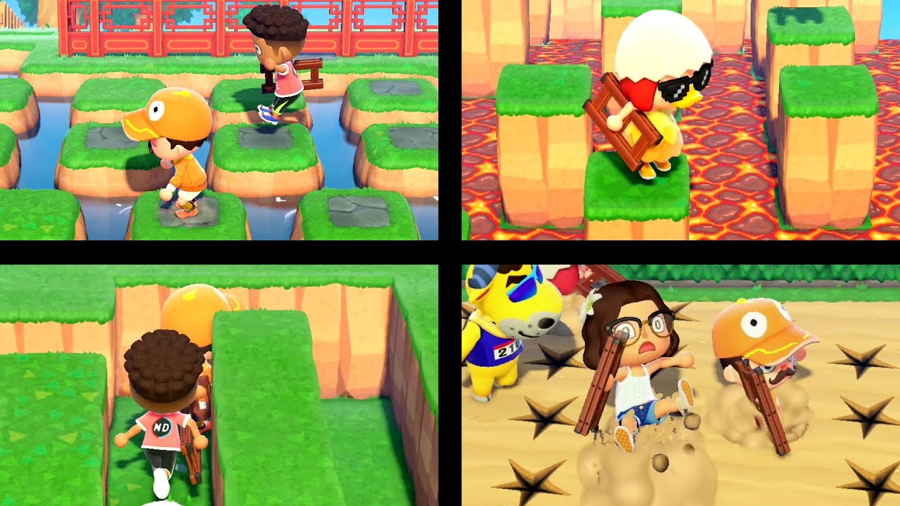 😈 Hice un circuito infernal en mi isla de Animal Crossing para Nintendo ...