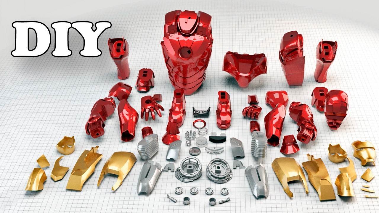How To Make Iron Man Mark VII Suit 3D Print?