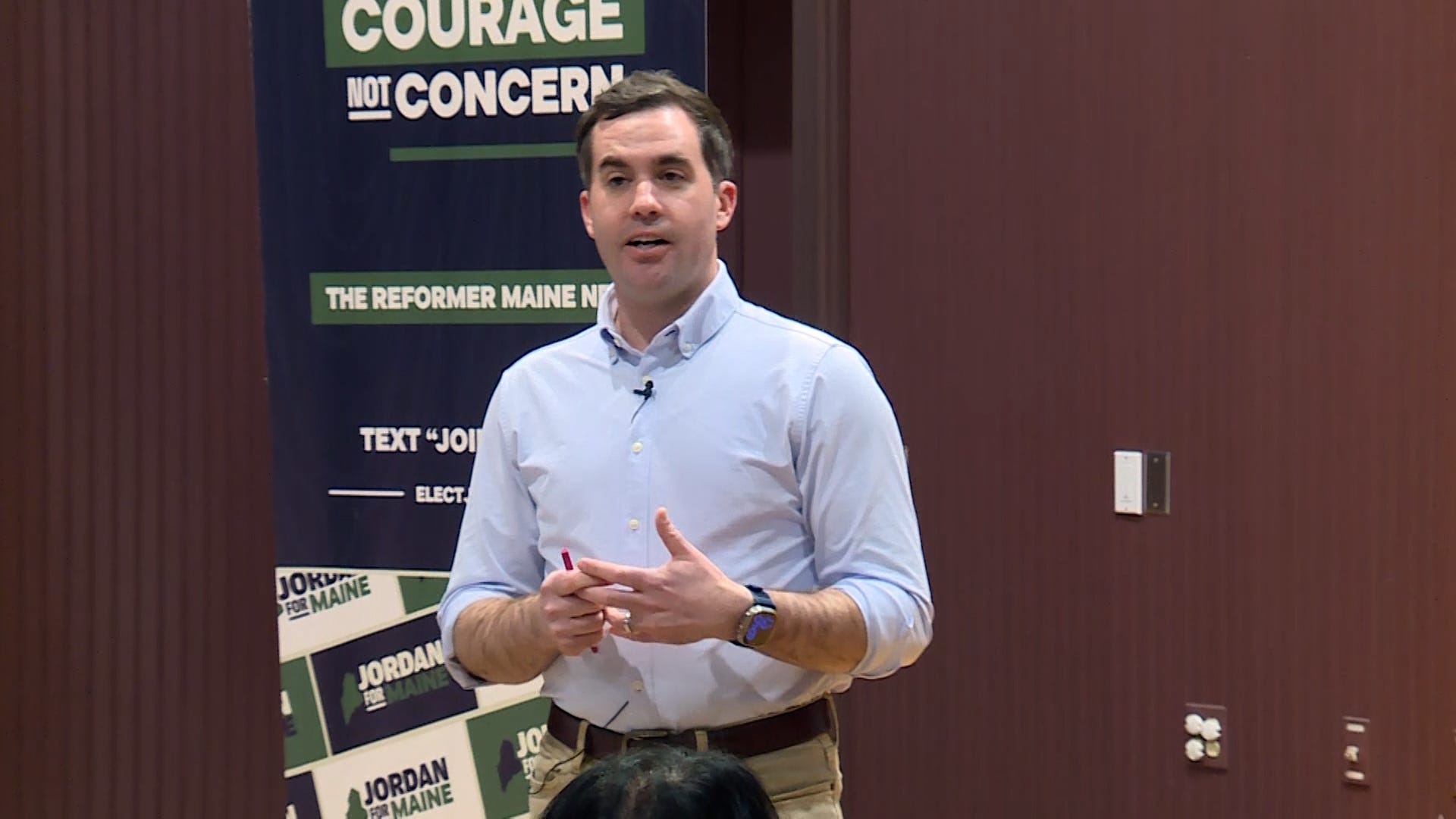 Senate candidate Jordan Wood doesn't rule out switch to Maine's 2nd ...