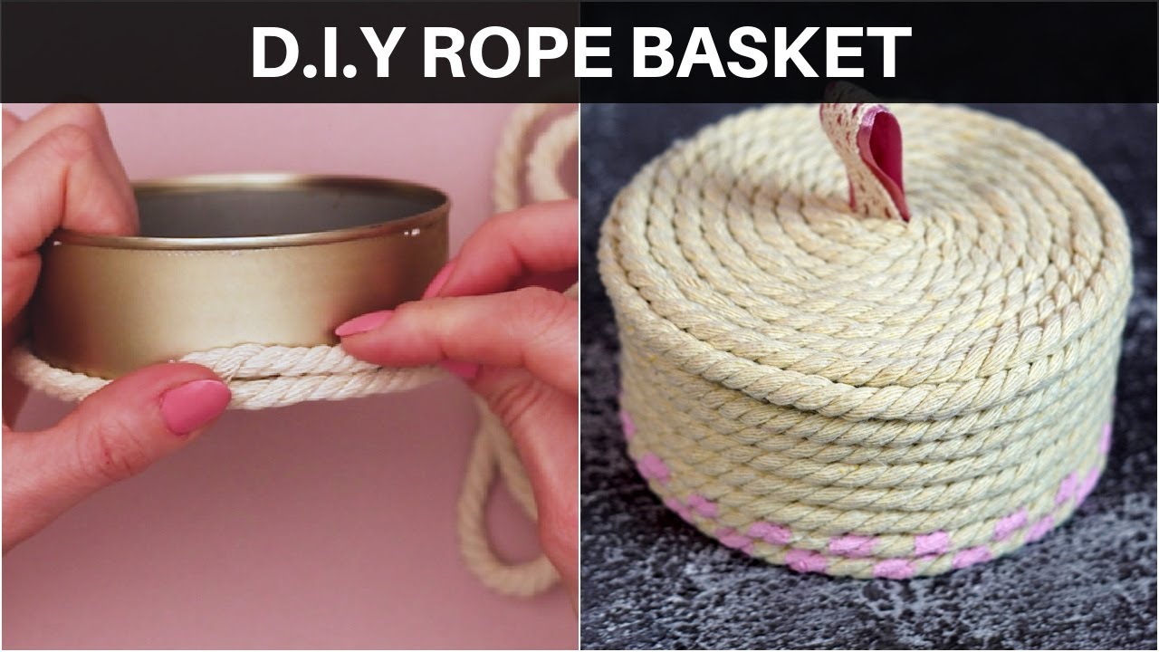 DIY rope basket