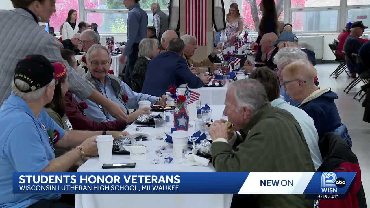 Wisconsin Lutheran High School honors veterans with special breakfast