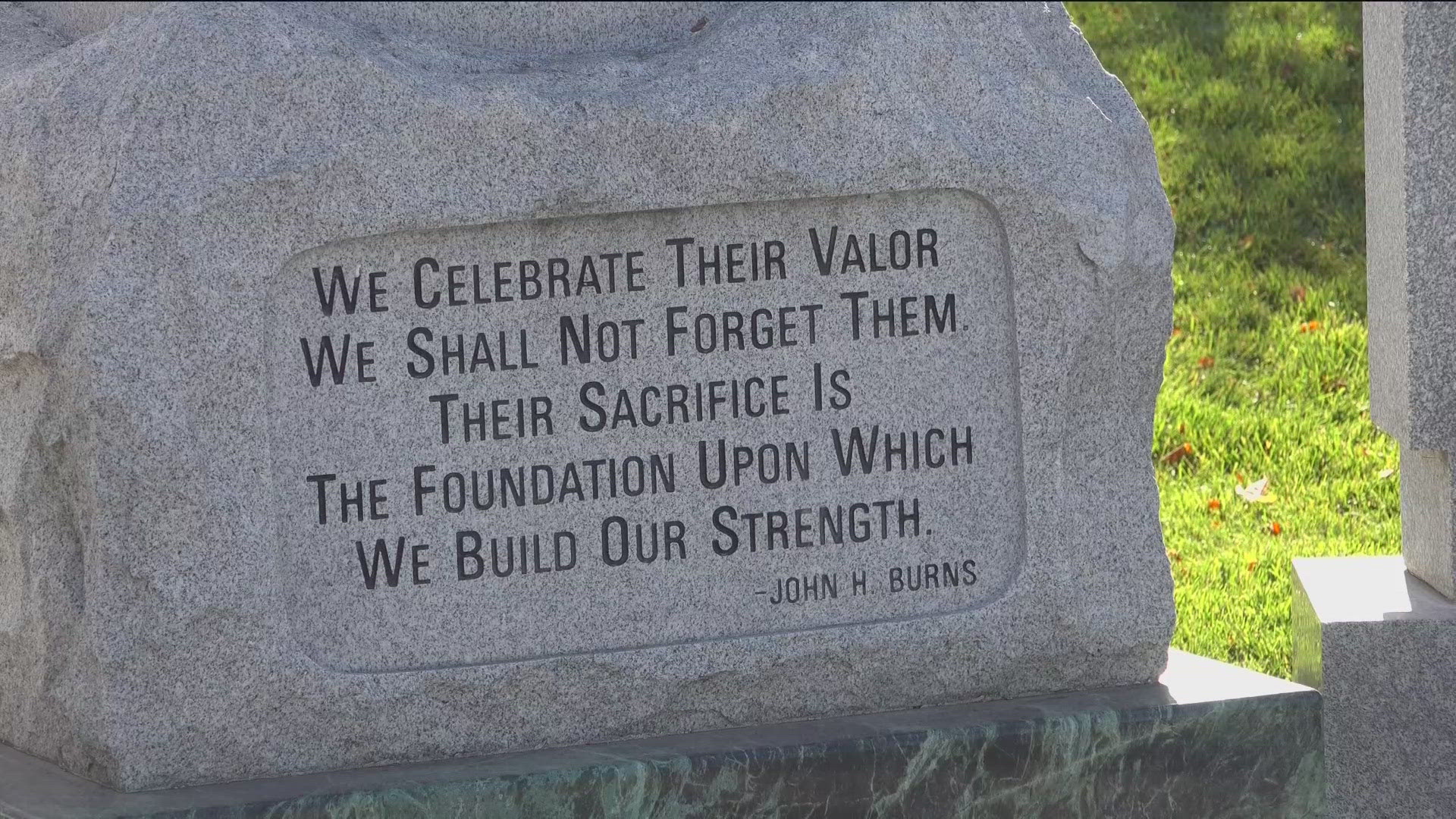 Residents gather at Meridian's Rock of Honor memorial to remember ...