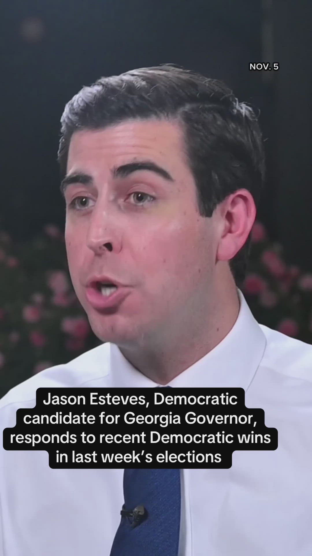 Jason Esteves reacts to Democratic wins in last week’s elections