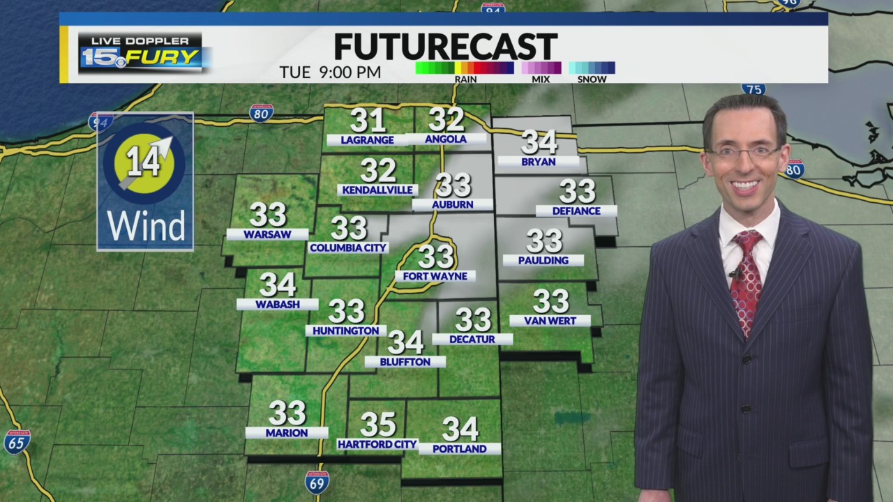 Another windy day Wednesday