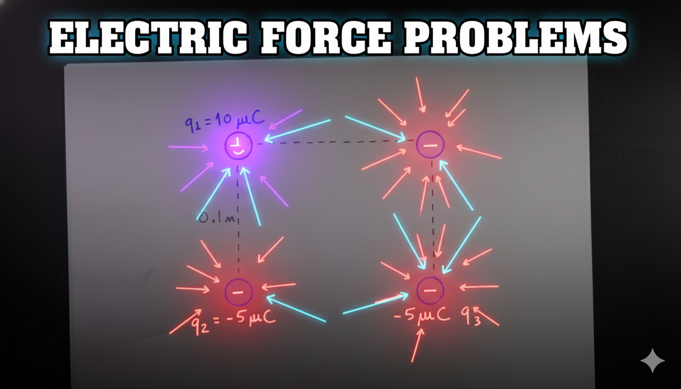 Master Electric Field Problems with Vectors and Python