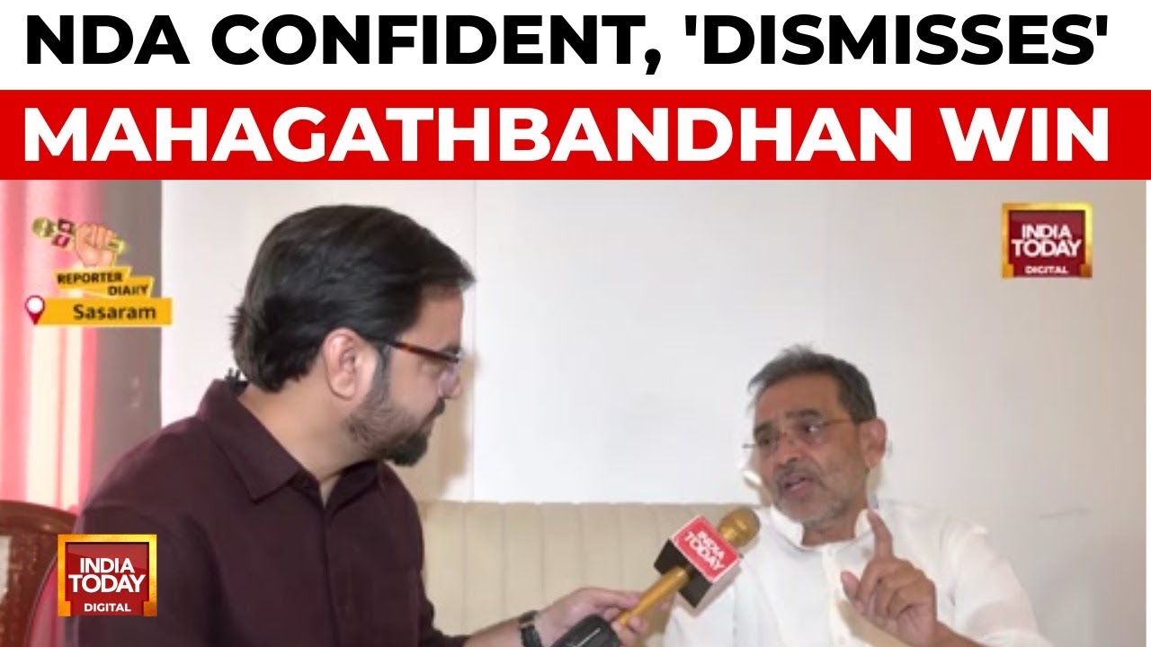 RLM Chief Upendra Kushwaha on Bihar Polls, Confident of NDA Win Amid ...