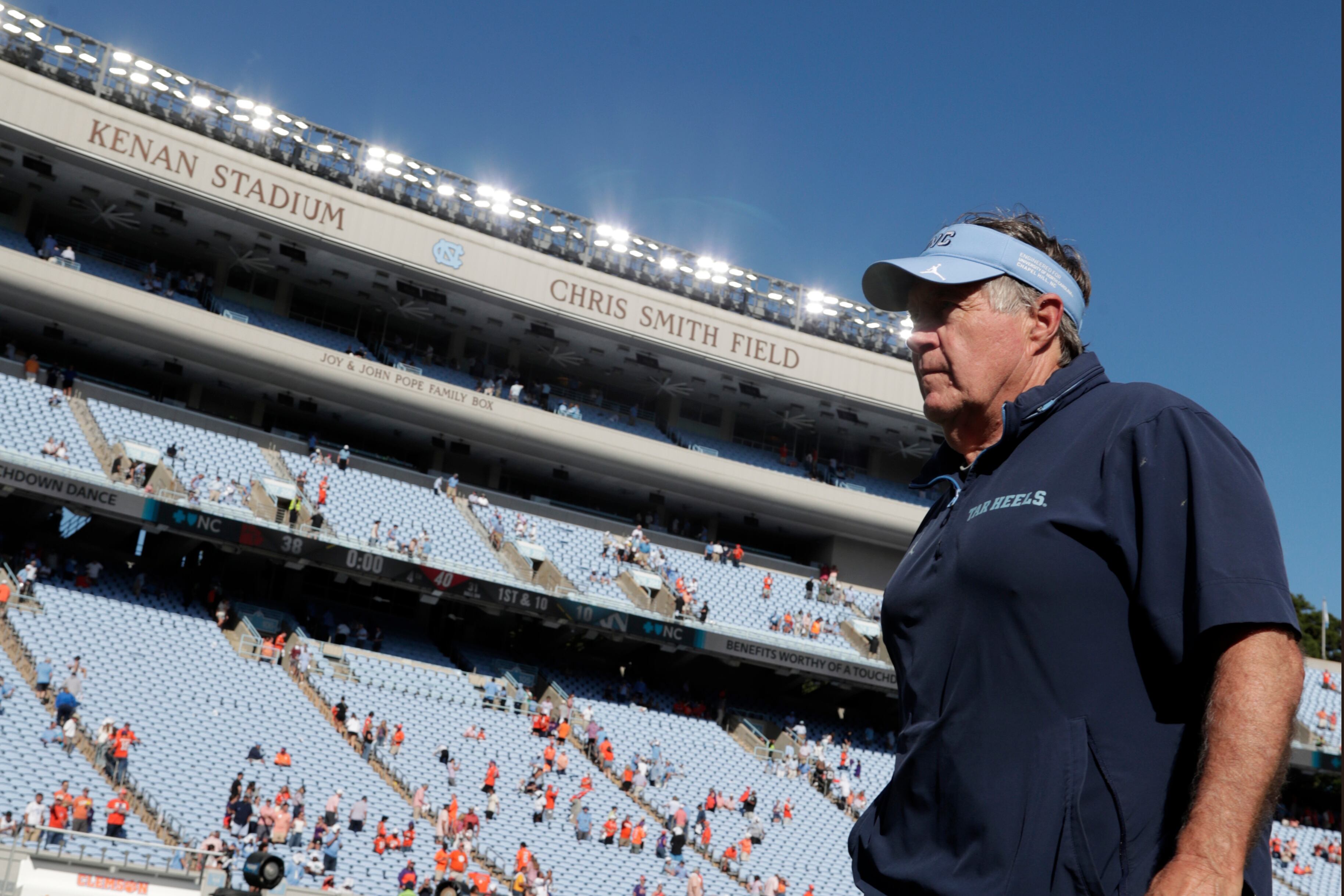 UNC’s Belichick shrugs off speculation about NFL job openings