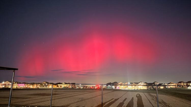 Northern lights visible in Colorado Tuesday night